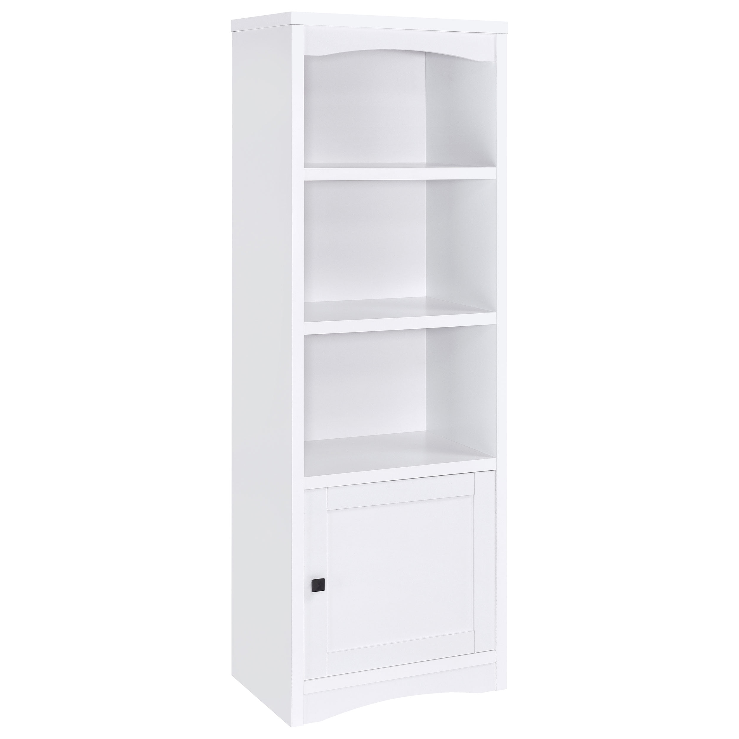 Laughlin 3-shelf Engineered Wood Media Tower White - Walmart.com