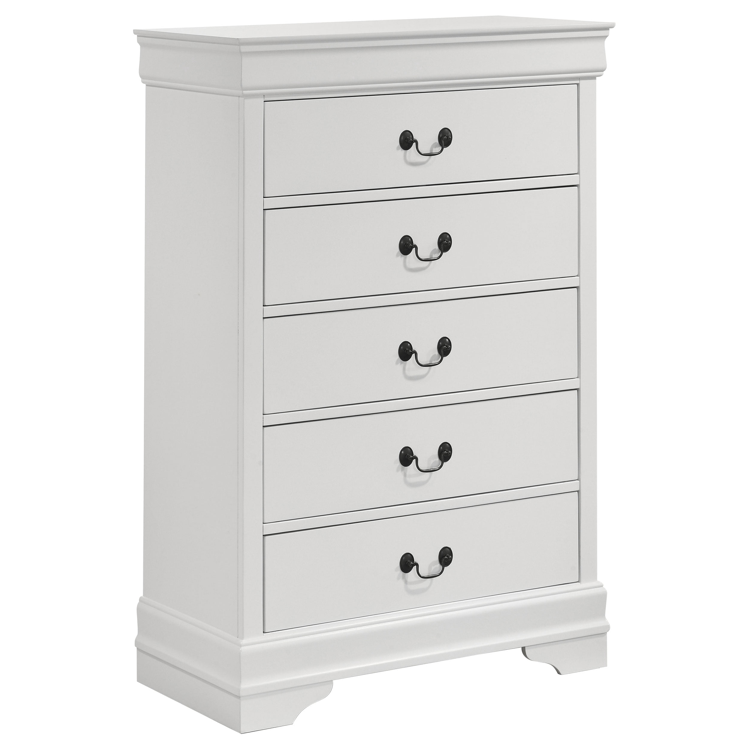 Louis Philippe 5-drawer Bedroom Chest White - Walmart.com