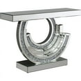 Coaster Multi-Dimensional Console Table in Silver - Walmart.com
