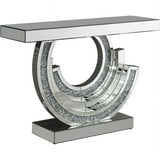Coaster Multi-Dimensional Console Table in Silver - Walmart.com