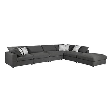 Coaster Hobson Beautiful Modern 6-Piece Fabric Upholstered Modular ...