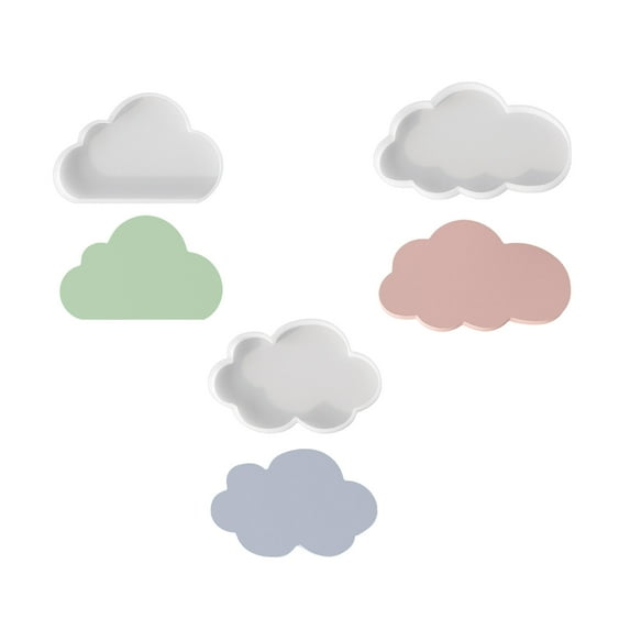 Coaster Silicone Resin Mold Cloud Shape Cup Mat Mold Crystal Epoxy Mold ...