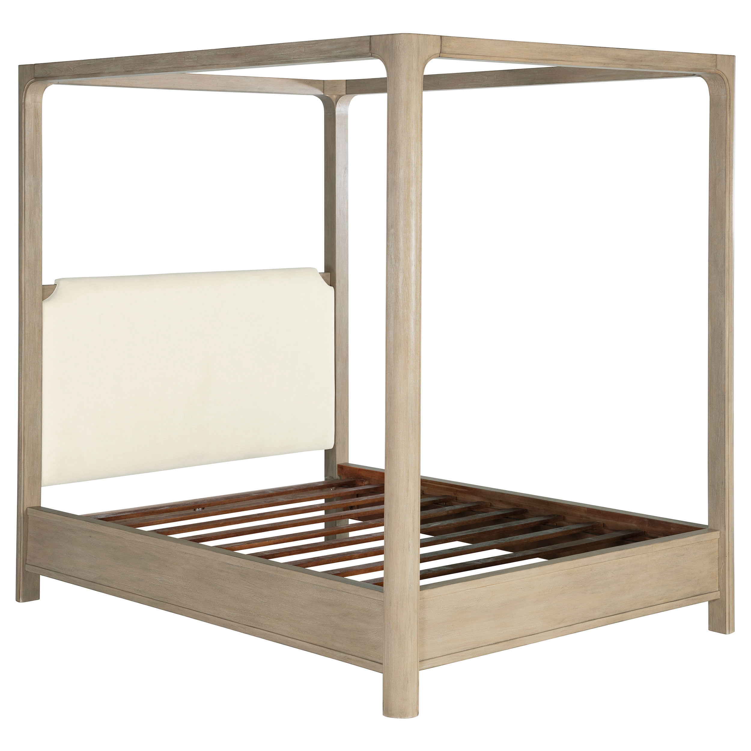 Solano 85-inch Eastern King Canopy Bed Weathered Mango - Walmart.com