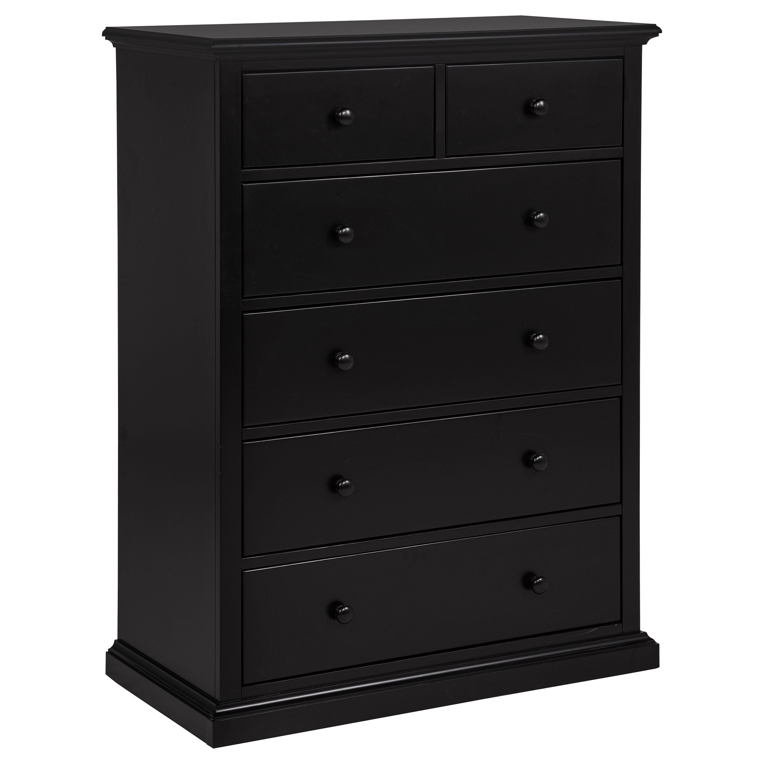 Sumerlin 6-drawer Bedroom Chest of Drawers Black - Walmart.com