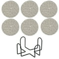 Coaster Table Mat Cotton Rope Woven Heat Resistant Non Slip Insulation ...