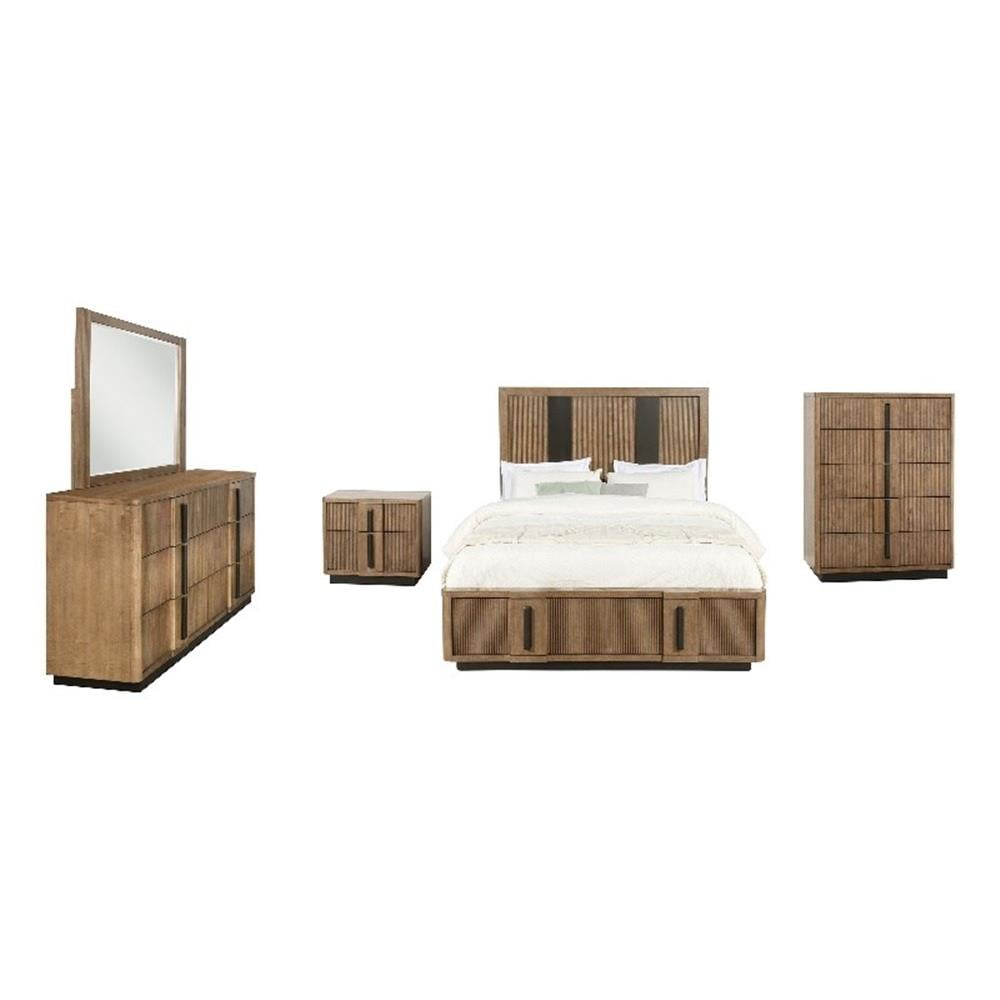 Terrace 5-piece Queen Bedroom Set Ash Brown - Walmart.com