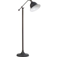 Lavish Home 60-watt Tiffany Style Floor Lamp with Mission Design Art ...