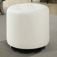 Coaster Tufted seat Swivel Ottoman - Walmart.com