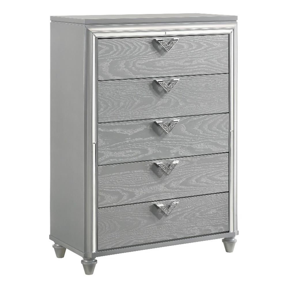 Coaster Veronica 5-drawer Wood Rectangular Bedroom Chest in Light ...
