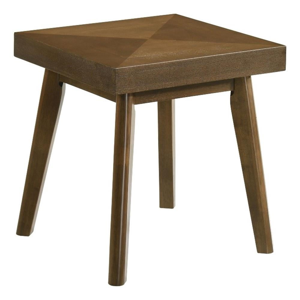 Westerly Square Wood Side End Table Walnut Brown - Walmart.com