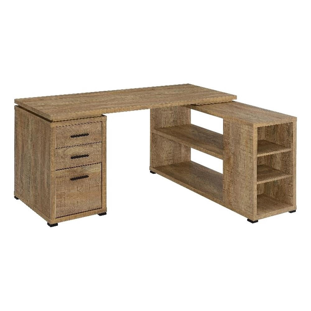 Coaster Yvette 60-inch 3-drawer L-Shape Engineered Wood Computer Desk ...