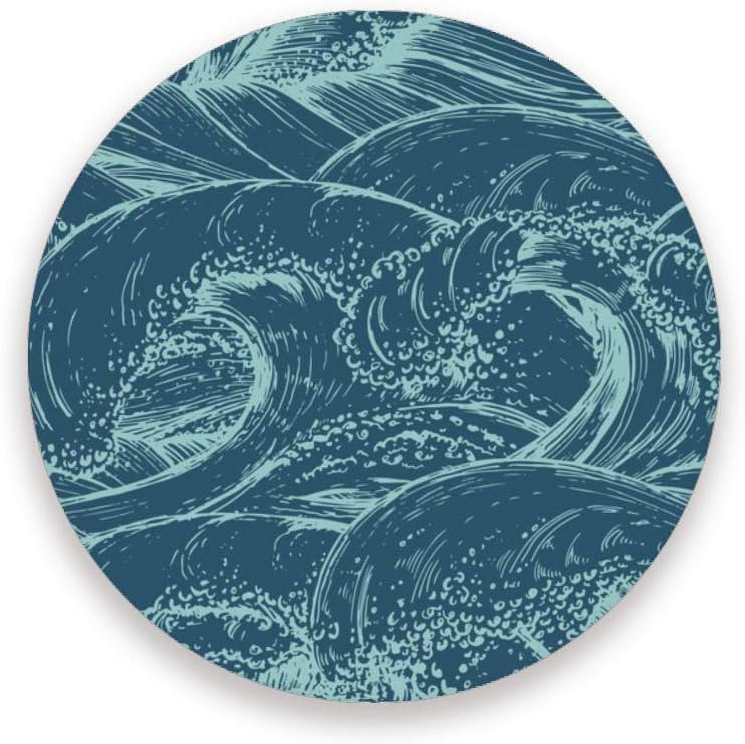 Coasters for Drinks Set of 2 Pieces Absorbent Ceramic Coasters with ...