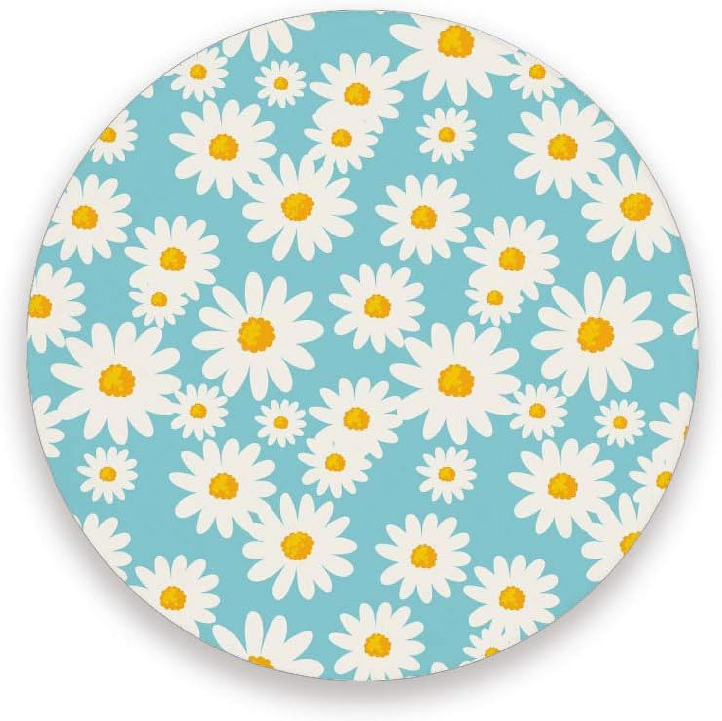 Coasters for Drinks Set of 2 Pieces Absorbent Ceramic Coasters with ...