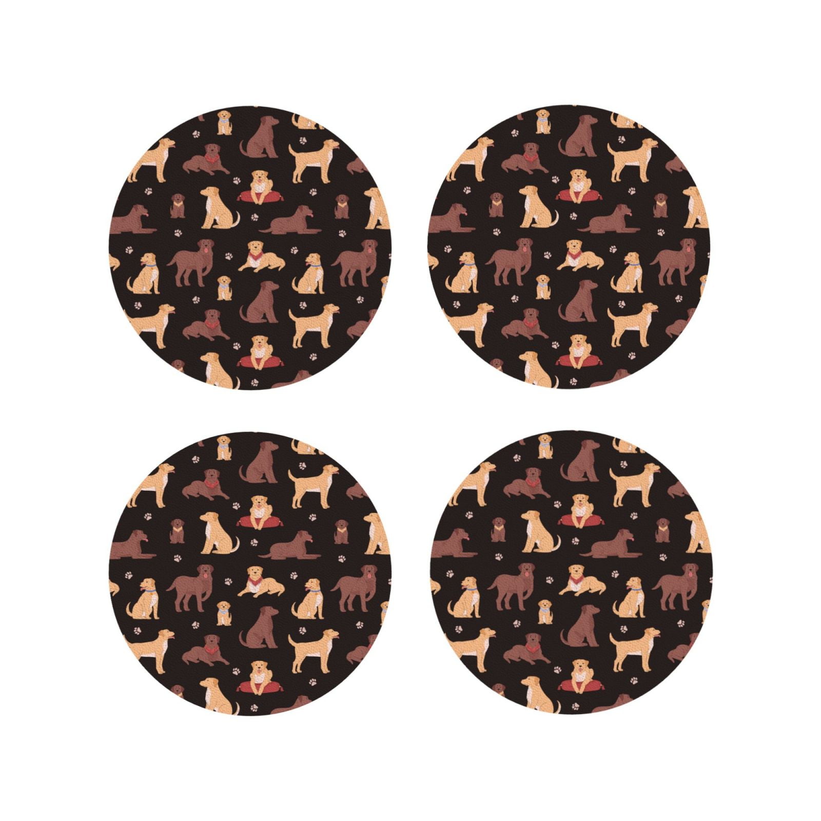 Coasters Set of 4 - Labrador Retriever Dog No.1019 Drink Coasters for ...