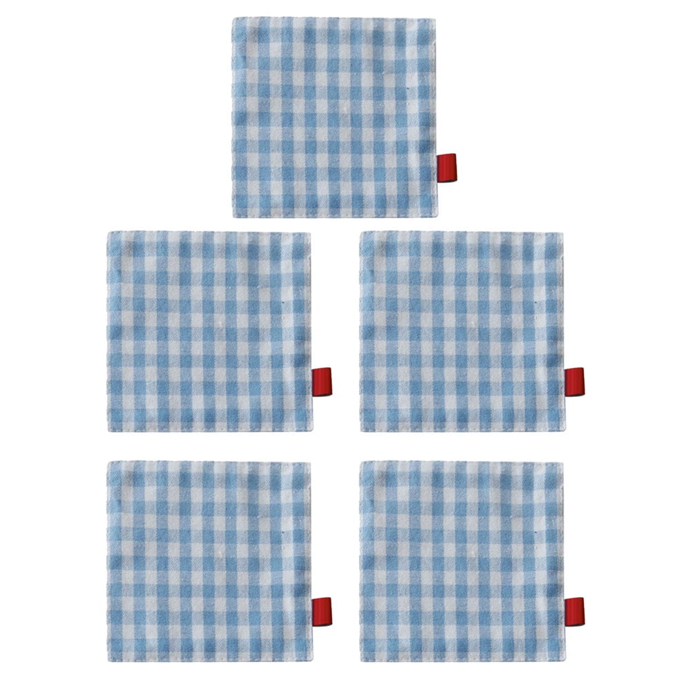 Coasters for Drinks Absorbent Set of 5, 4 Inch Square Coasters for ...