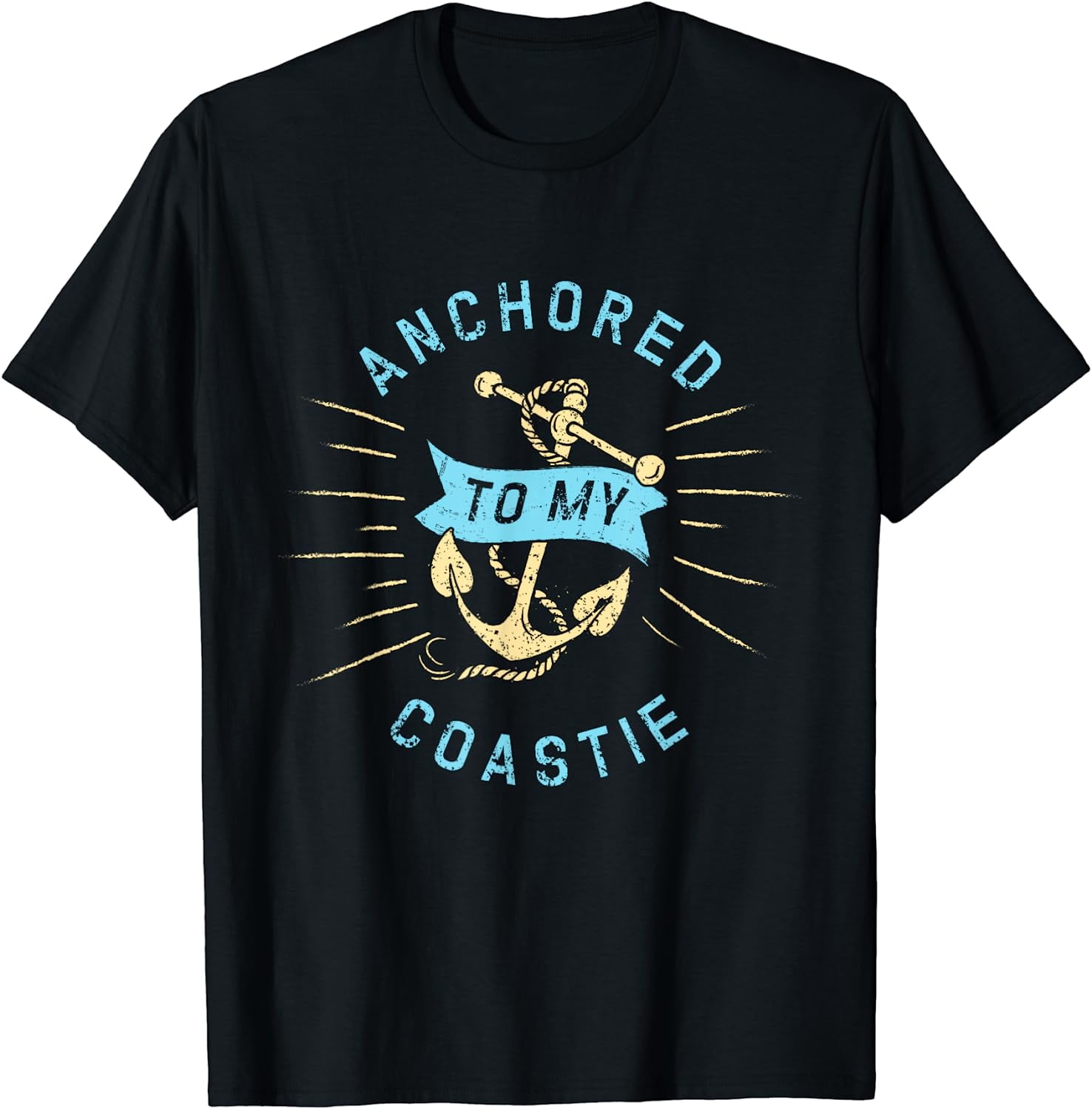 Coastie Wife US Coast Guard USCG - Anchored To T-Shirt - Walmart.com