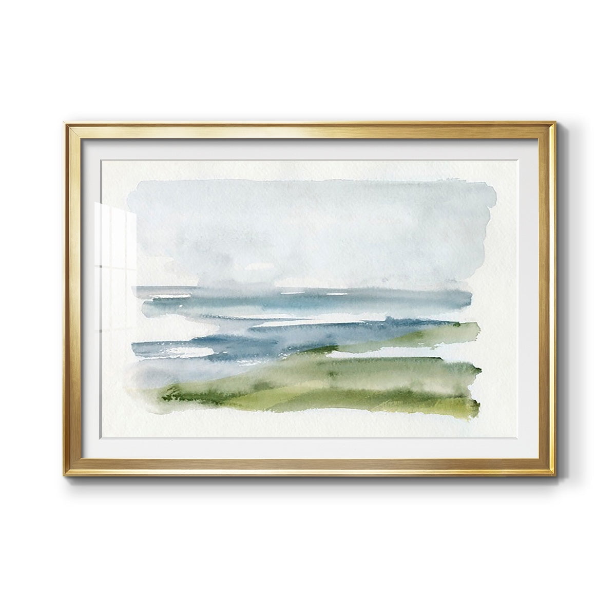 Coastline Splash I Premium Framed Print - Ready to Hang - Walmart.com