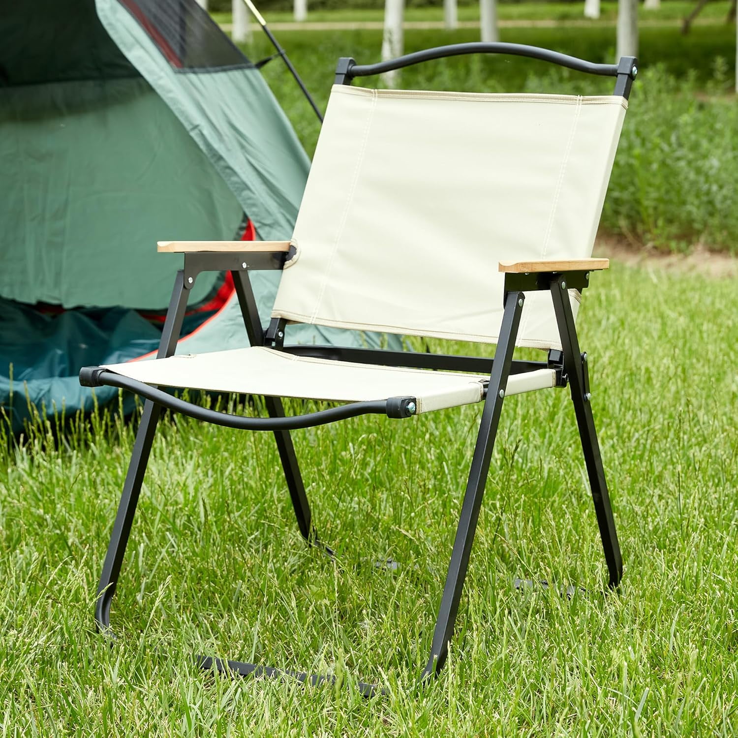 Coastrail Outdoor Camping Chair Oversized Padded Folding Quad Arm ...