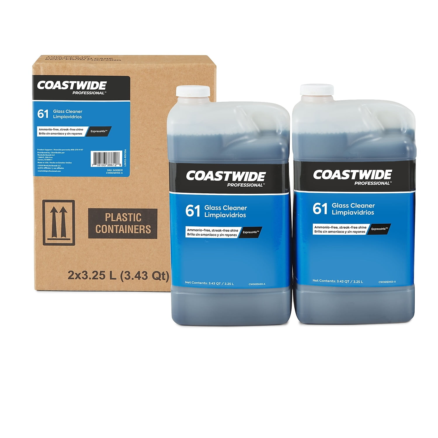 Coastwide Professional Glass Cleaner 61 Concentrate for ExpressMix 3 ...