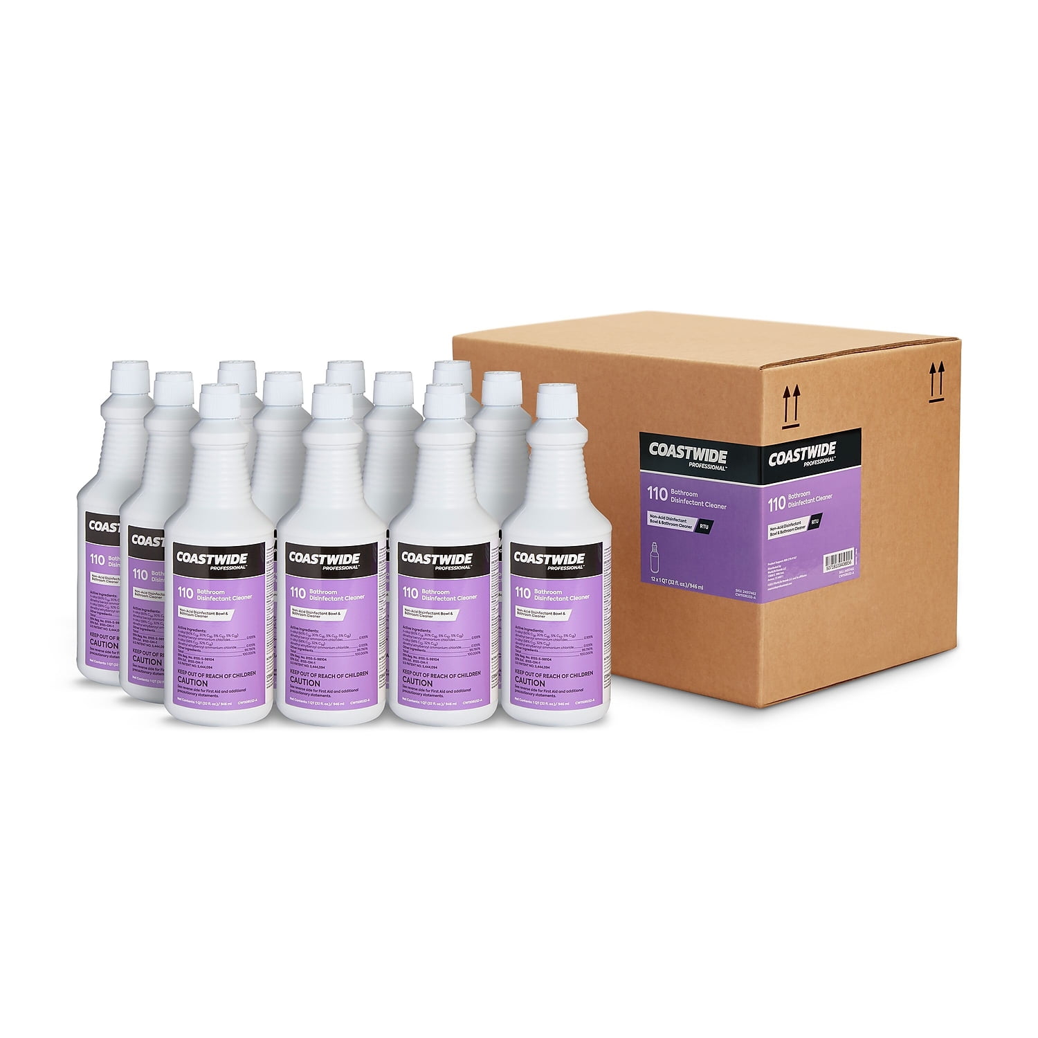 Coastwide Professional Restroom Cleaner Non-Acid Disinfectant Bathroom ...