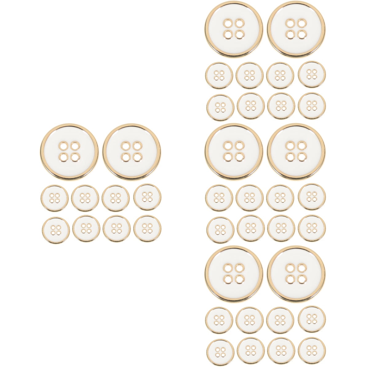 Coat Buttons for Coats Sewing 40 Pcs Pants Casual Wear Suit Metal ...