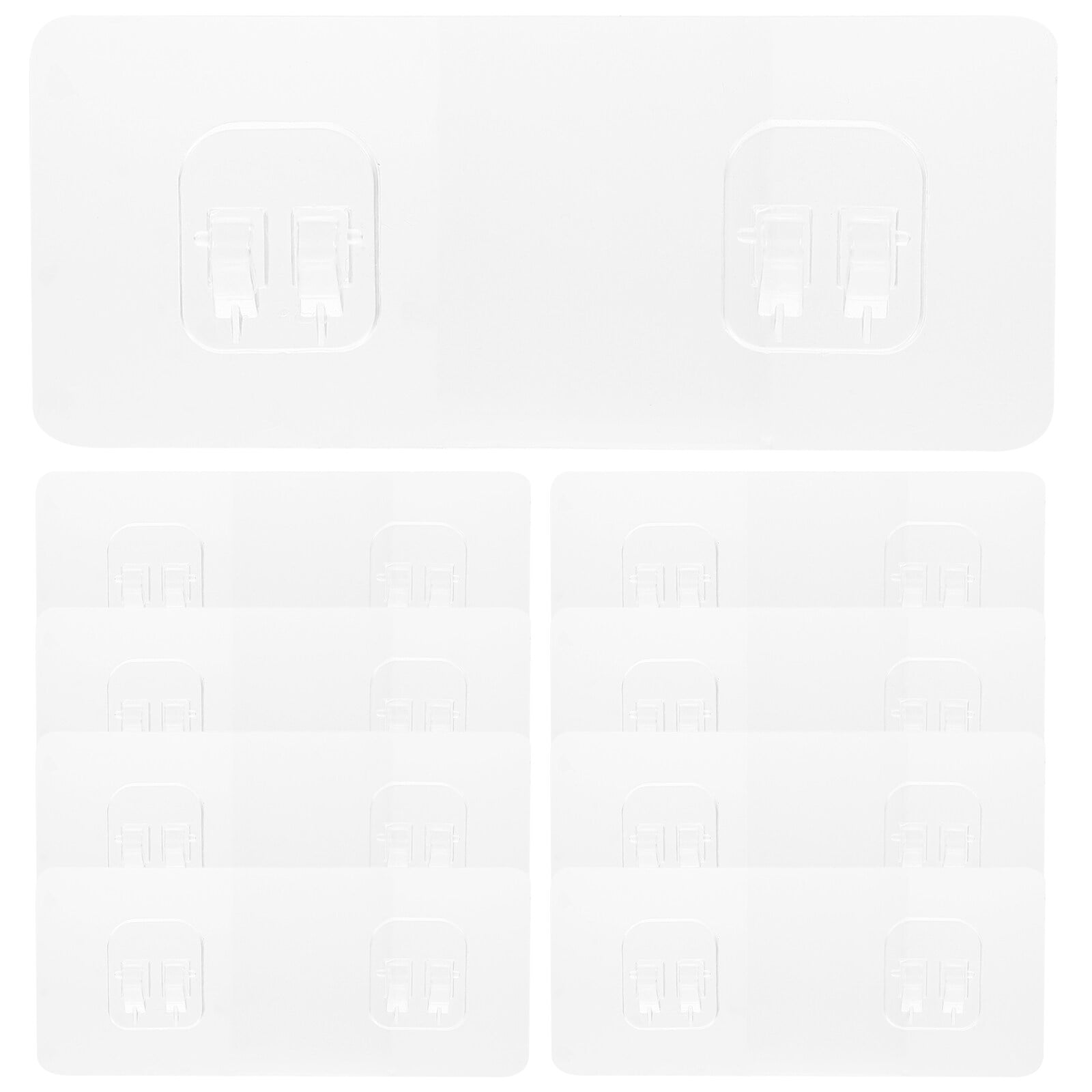 ifundom Wall Mount Adhesive Shower Racks Transparent Waterproof DIY ...