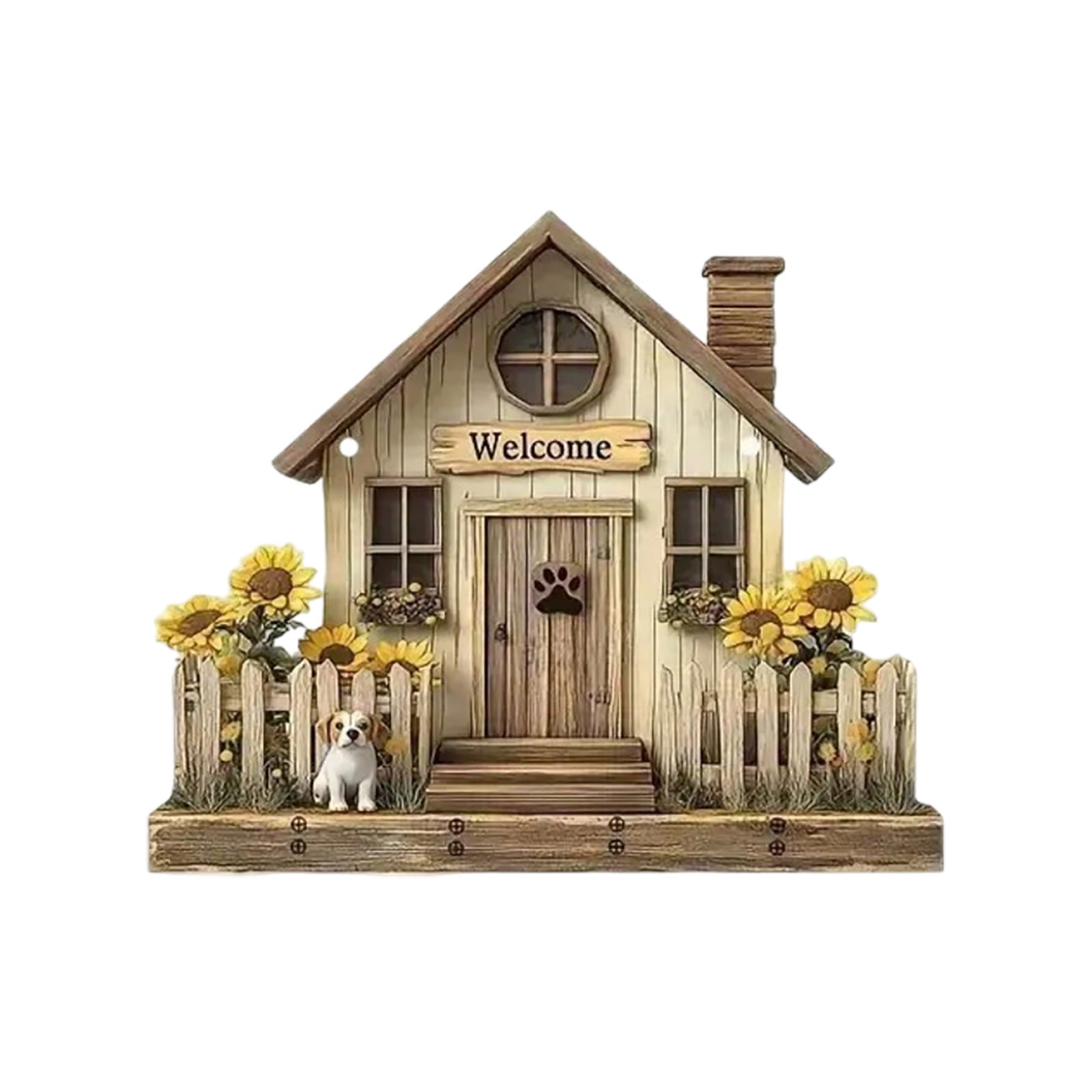 Coat Hooks Wall Mounted, House Shaped Hat Rack with 4 Hooks ...