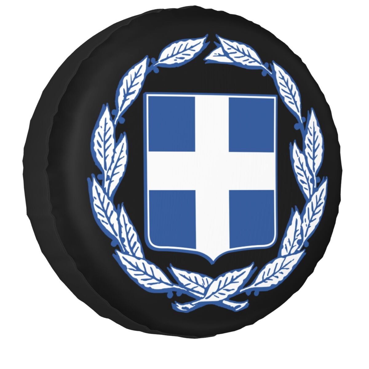 Coat Of Arms Of Greece Spare Tire Cover for Pajero SUV RV Trailer Car ...