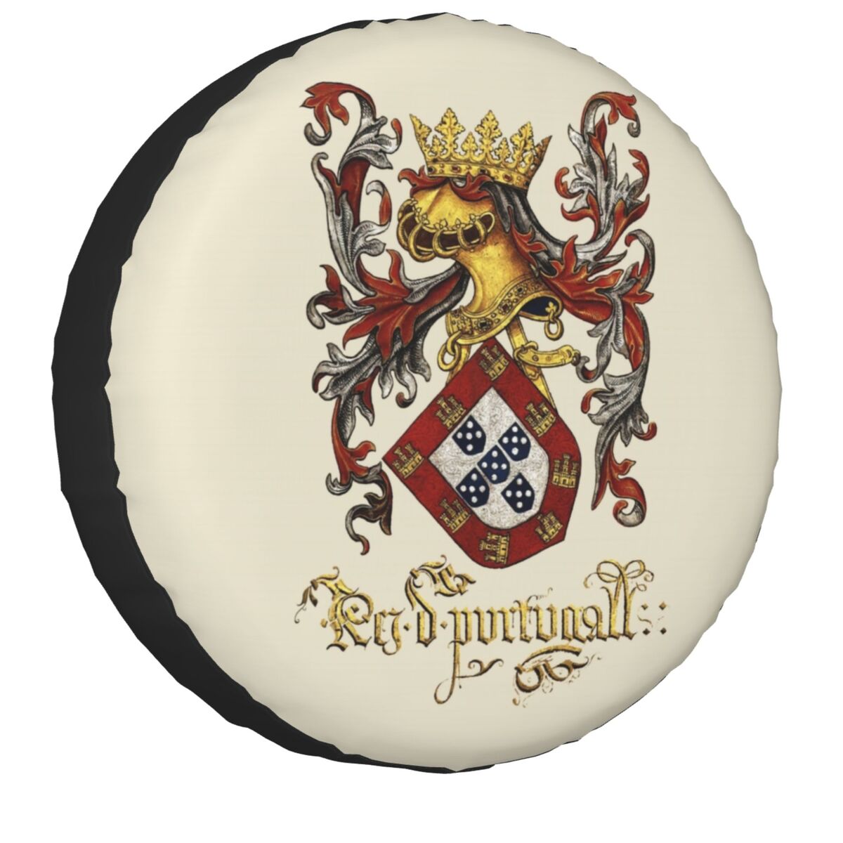 Coat Of Arms Of Portugal Art Spare Wheel Tire Cover Case Portuguese ...