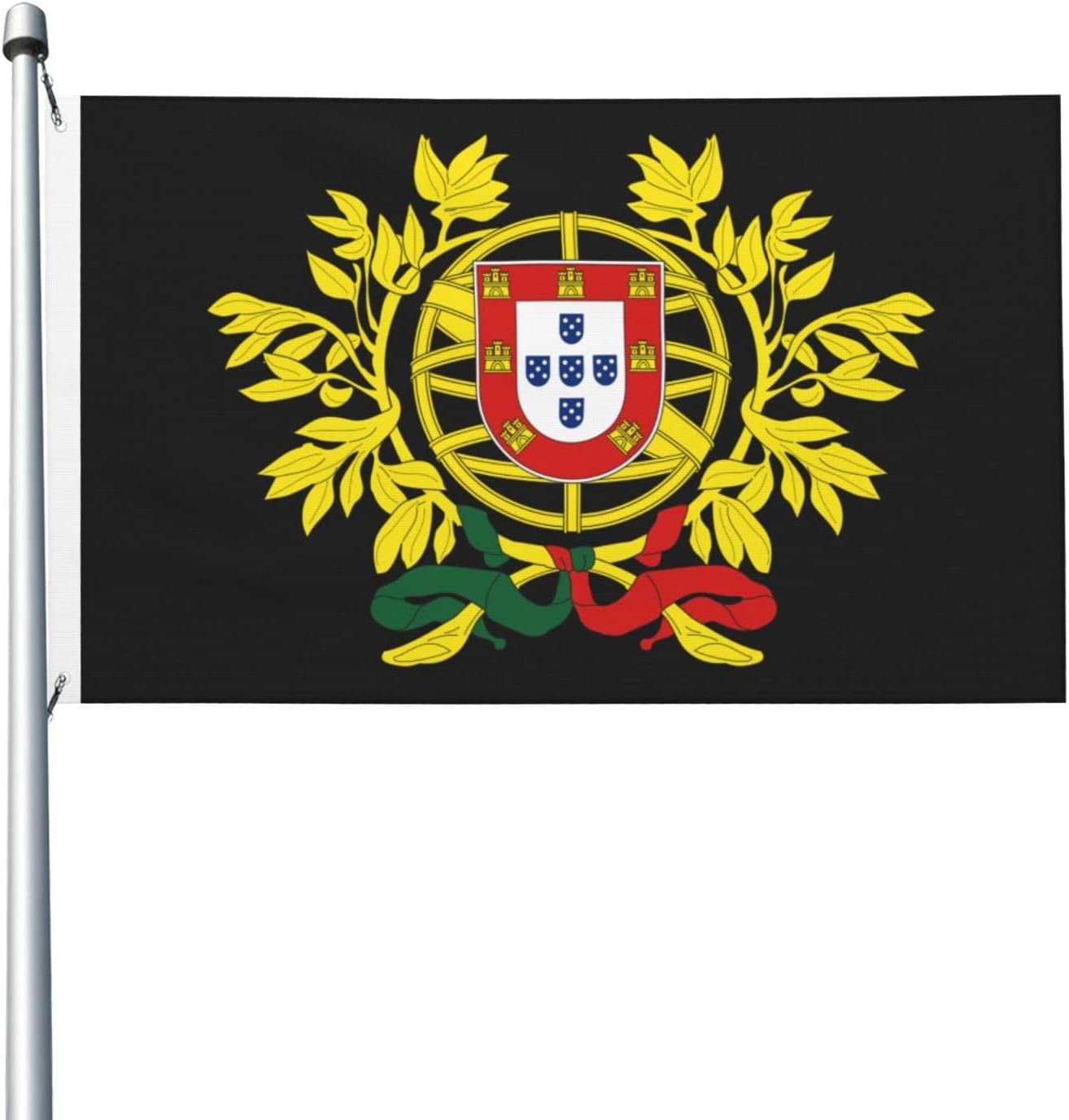 Coat Of Arms Of Portugal Flag 3x5 Ft Outdoor Decoration Banner Yard ...