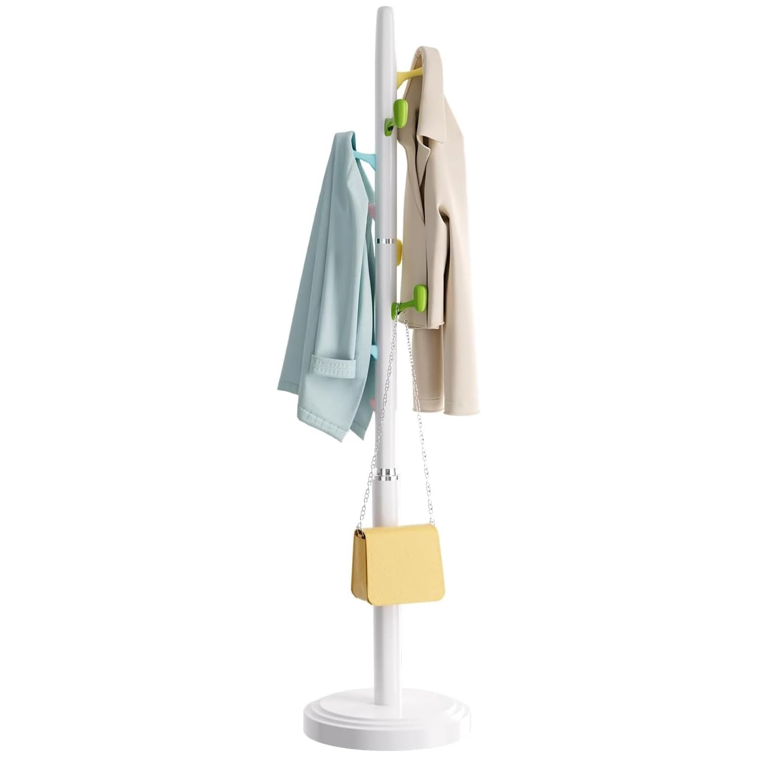 Coat Rack Freestanding, Adjustable Height Standing Coat Rack Stand with ...