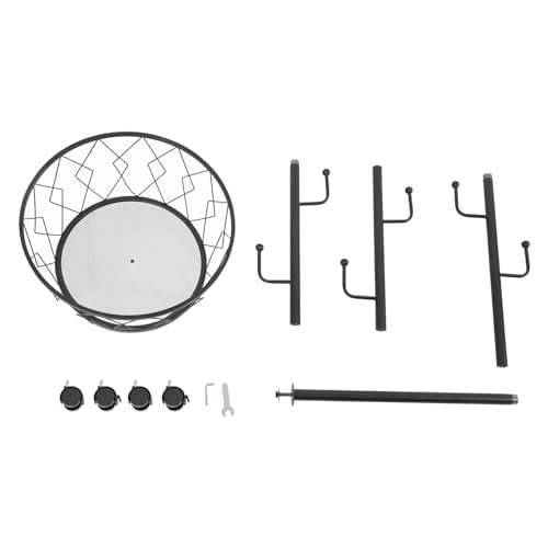 Coat Rack Freestanding, Coat Tree with Umbrella Holder, Metal Coat Rack ...