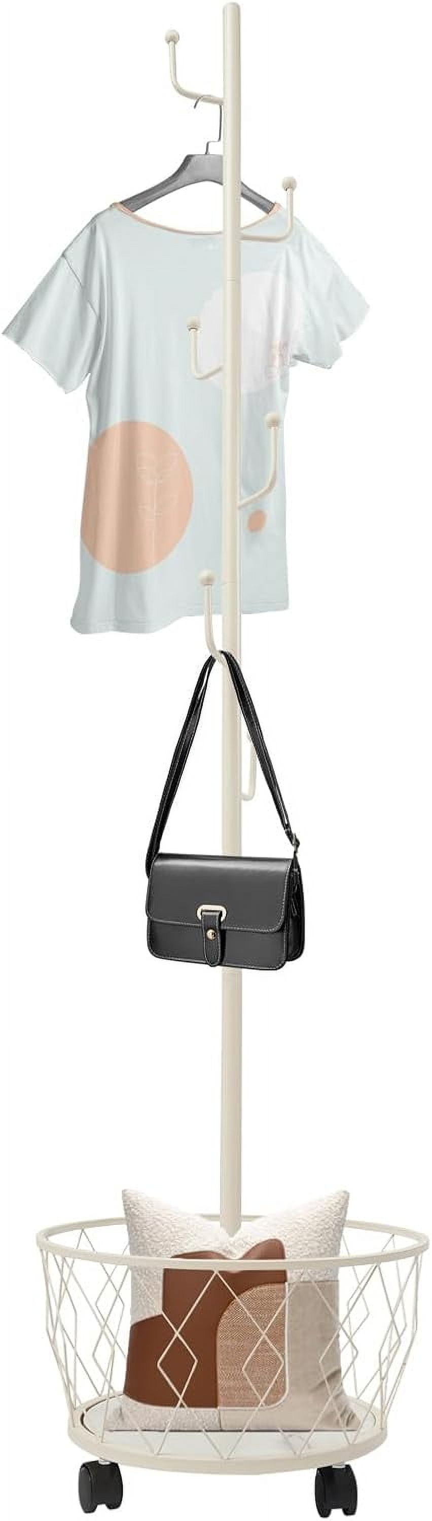 Coat Rack Freestanding, Coat Tree with Umbrella Holder, Metal Coat Rack ...