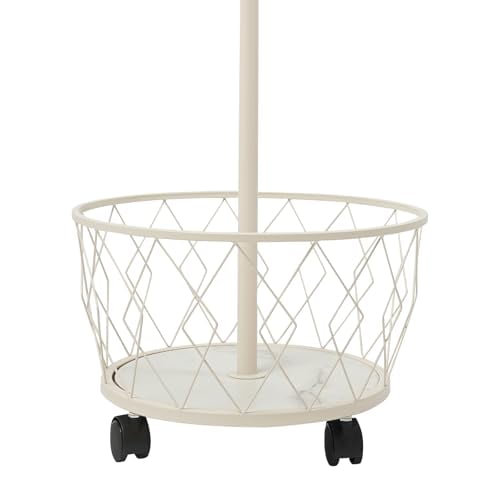 Coat Rack Freestanding, Coat Tree with Umbrella Holder, Metal Coat Rack ...