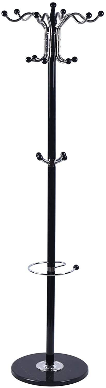 Coat Rack Freestanding, Modern Coat Rack with Natural Marble Base ...