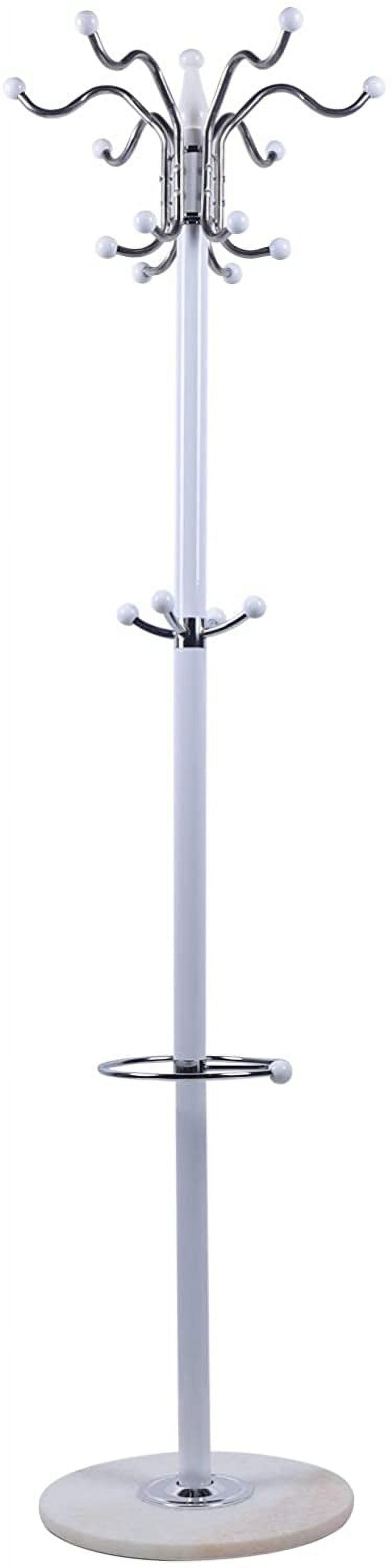 Coat Rack Freestanding, Modern Coat Rack with Natural Marble Base ...