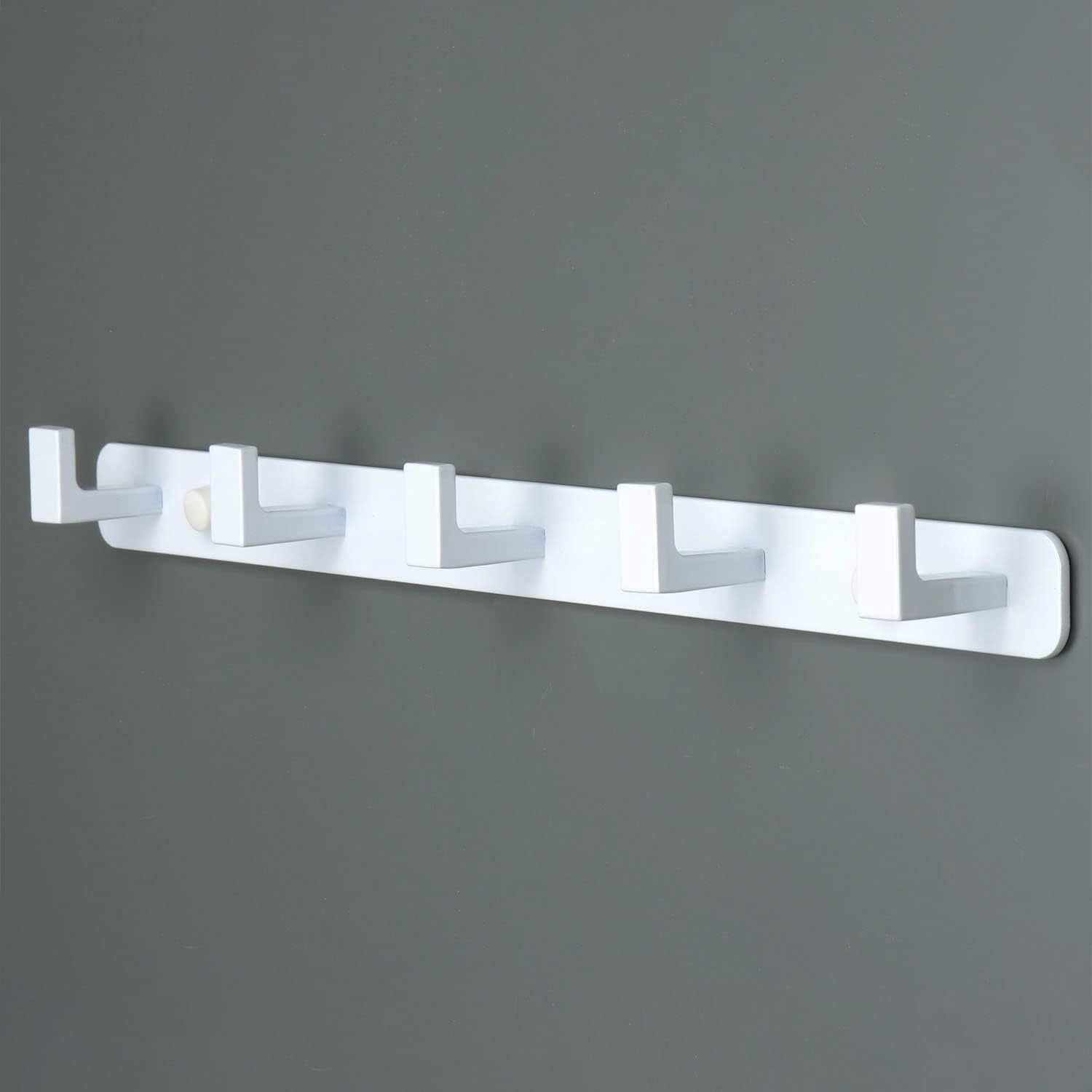 Coat Rack, Heavy Duty Stainless Steel 5 Tri Coat Hook Hanger, Wall ...