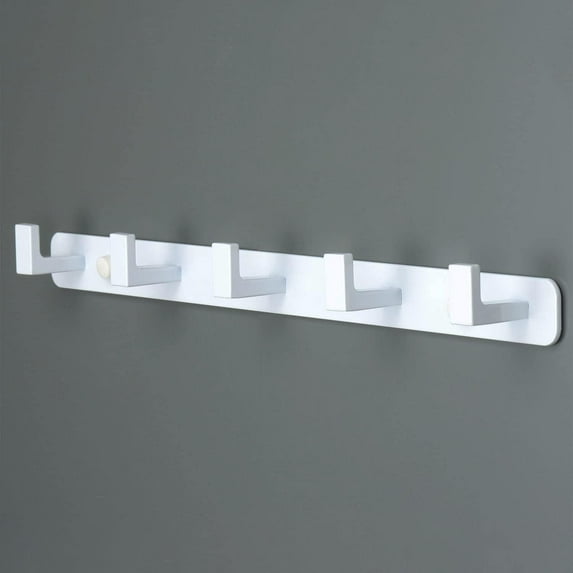 Coat Rack, Heavy Duty Stainless Steel 5 Tri Coat Hook Hanger, Wall ...