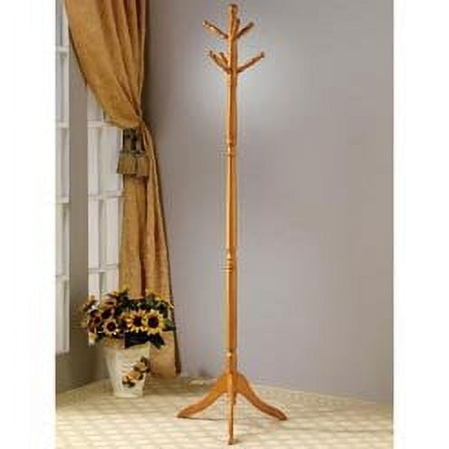 Coat Rack - Oak Coat Tree - coat tree; coat rack tree; coat and hat ...