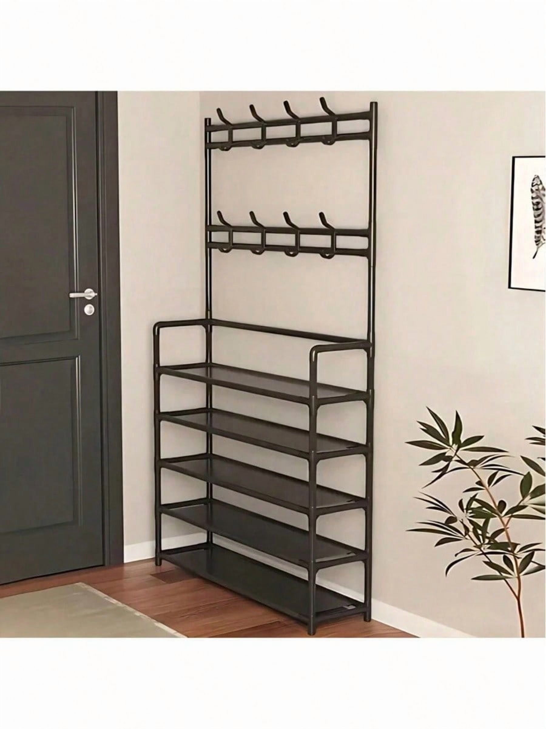 Coat Rack, Shoe Rack For Entryway, Shoe Organizer For Entryway Bench ...