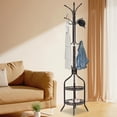 Coat Rack Stand Hat Bag Stand Coat Hanger Stand Sturdy High Space ...