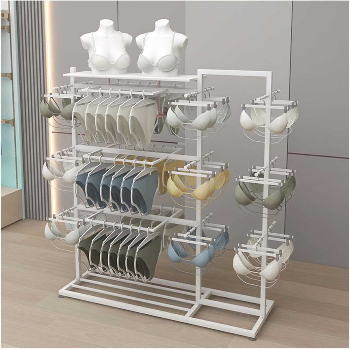 Coat Rack Stand, Underwear Display Stands, Freestanding Clothing Store ...