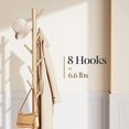Coat Rack Sturdy Wooden Coat Rack Stand, Adjustable Coat Tree, Free ...