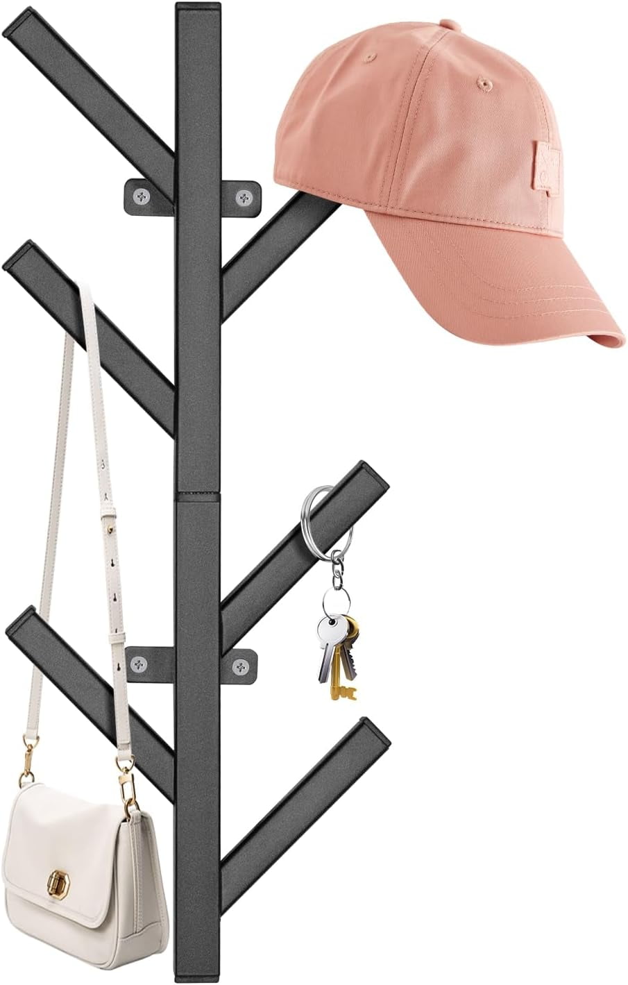 Coat Rack Vertical Coat Rack Wall Mount Metal Coat Hook Wall Coat Tree ...