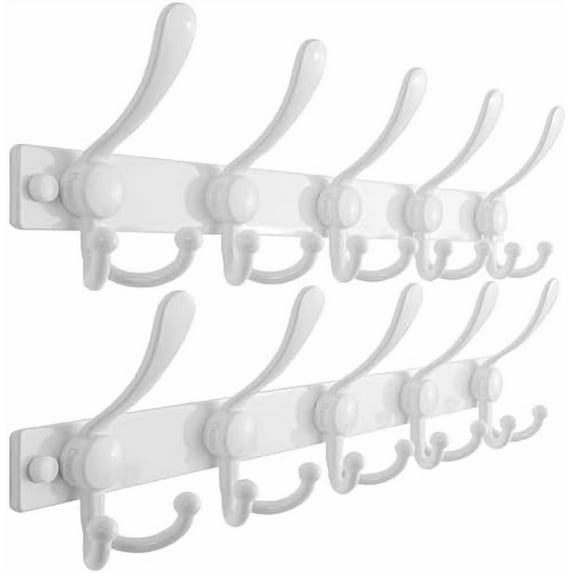 Coat Rack Wall Mount 2.0 Pro: Heavy Duty 300% Thicker, 16" Stud Mount ...