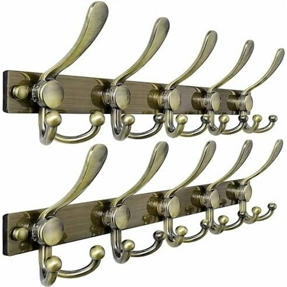 Coat Rack Wall Mount 2.0 Pro: Heavy Duty 300% Thicker, 16" Stud Mount ...