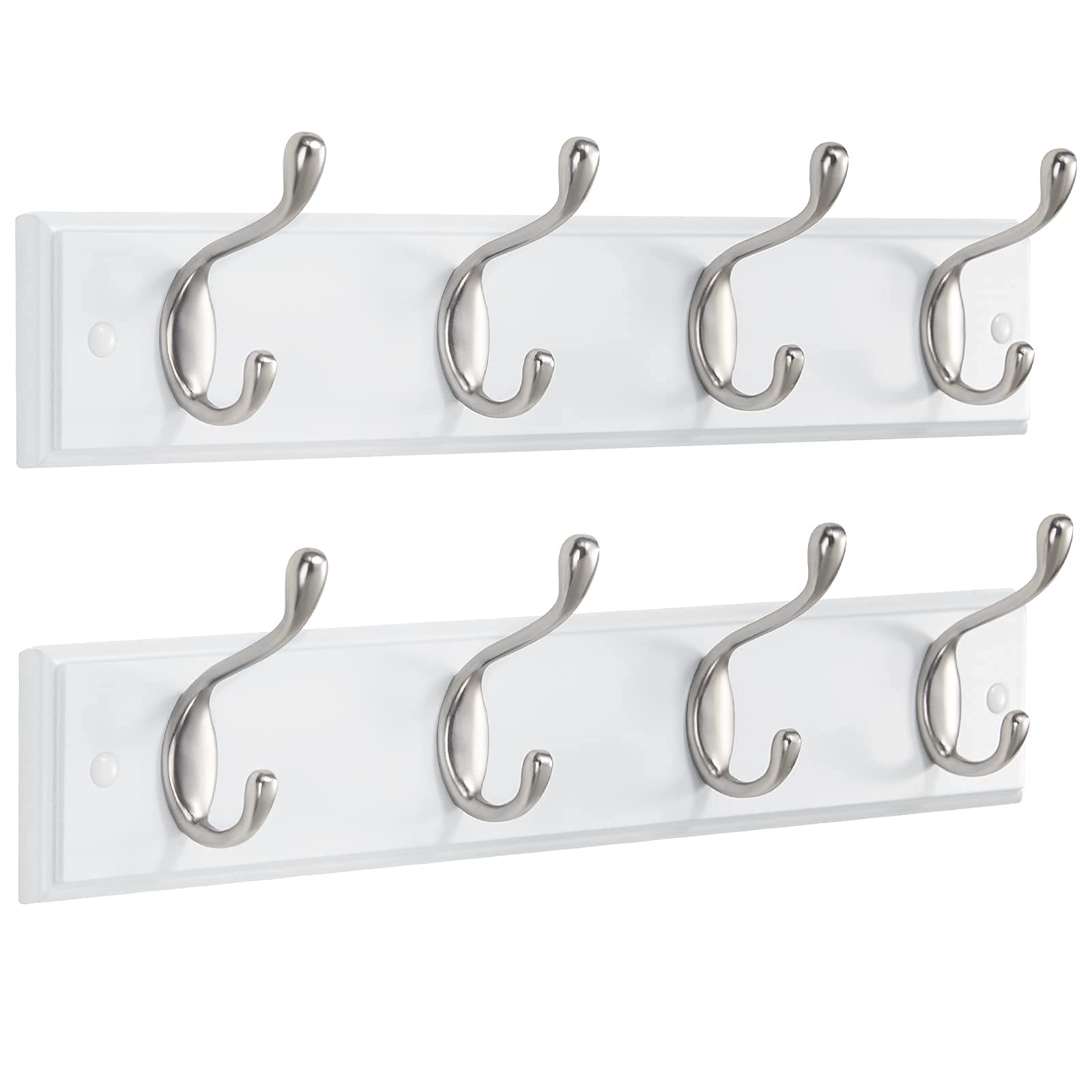 Coat Rack Wall Mount 2 Pack Hooks Hangers For Hat Racks Hanging Coats ...