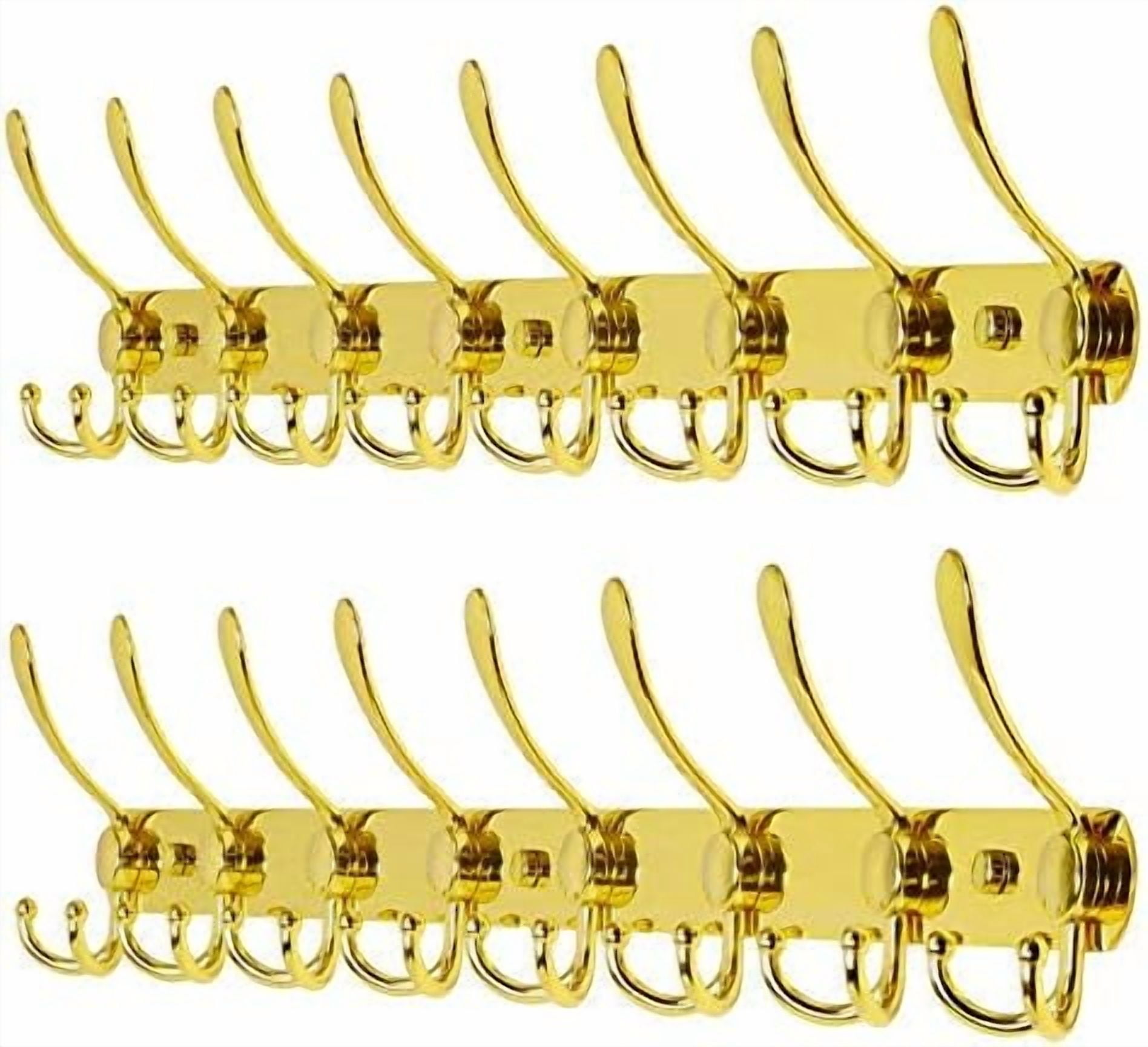Coat Rack Wall Mount - 29.5” Long 8-Tri-Hooks Heavy Duty Coat Hanger ...