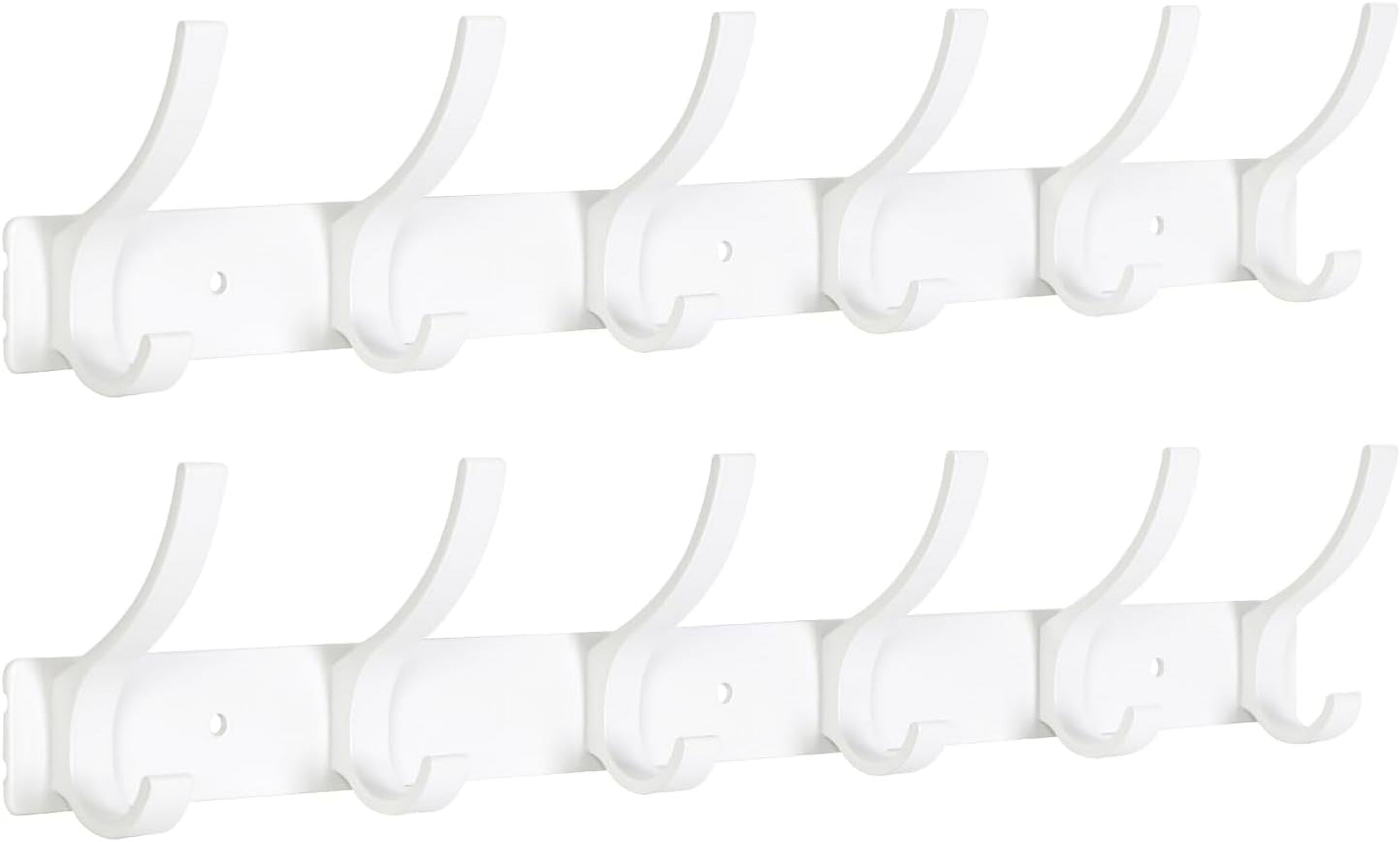 Coat Rack Wall Mount, Entryway Coat Hooks Wall Mounted, Wall Hooks for ...