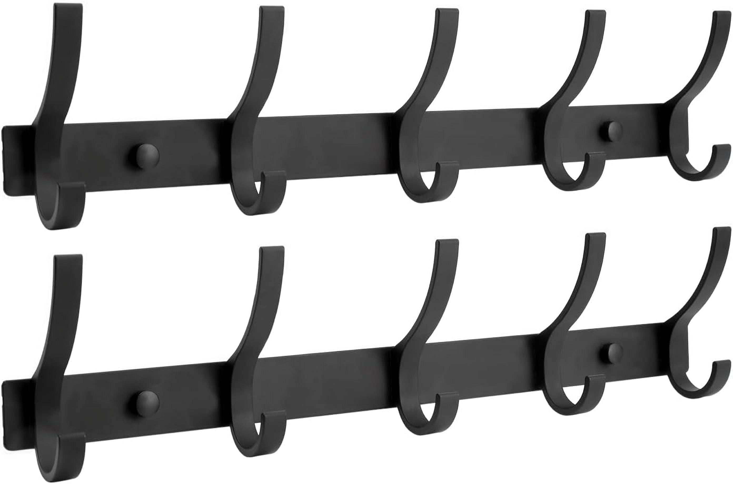 Coat Rack Wall Mount, Entryway Coat Hooks Wall Mounted, Wall Hooks for ...